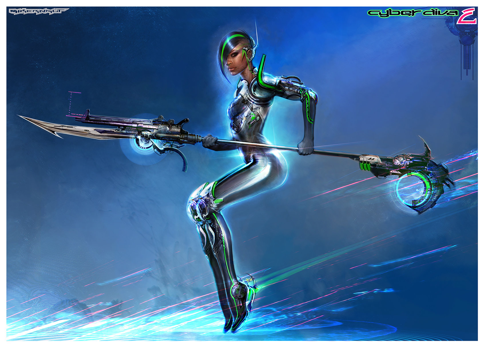 ArtStation - cyber diva 2