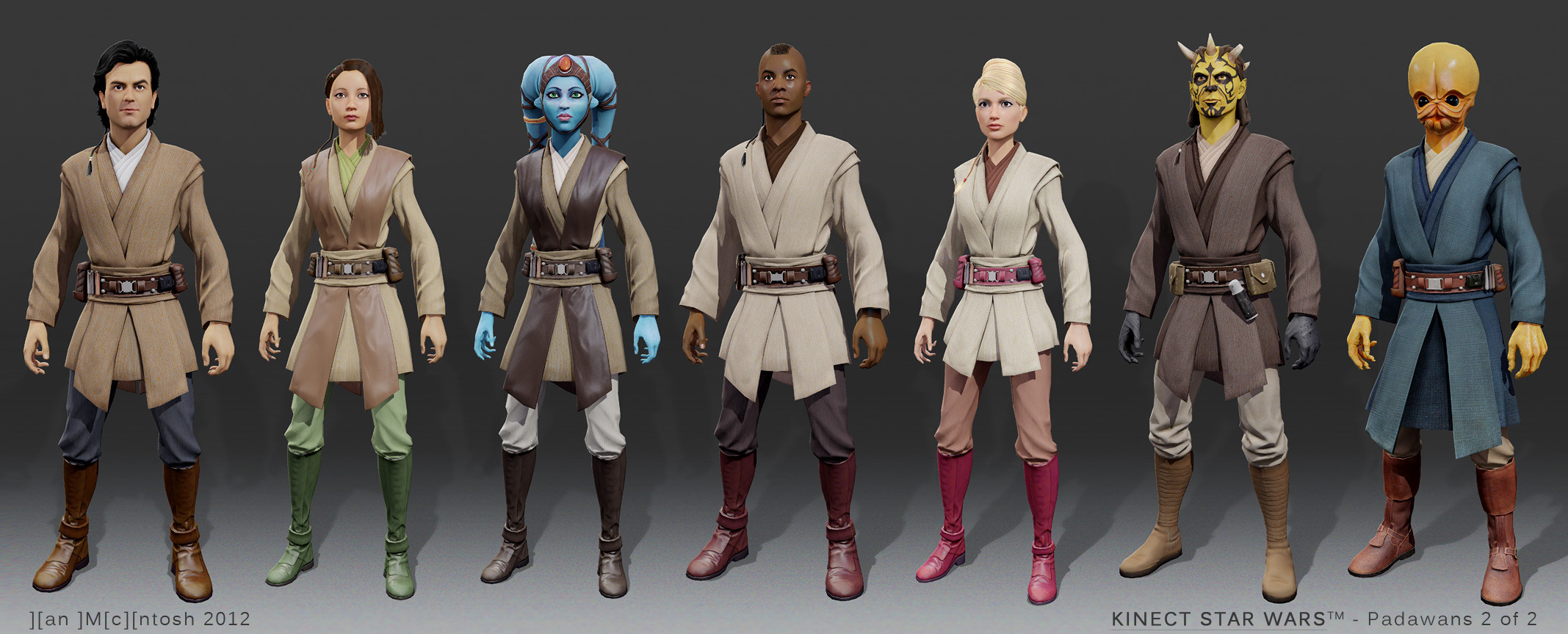 Ian McIntosh - Kinect Star Wars - Padawans/ Player Characters