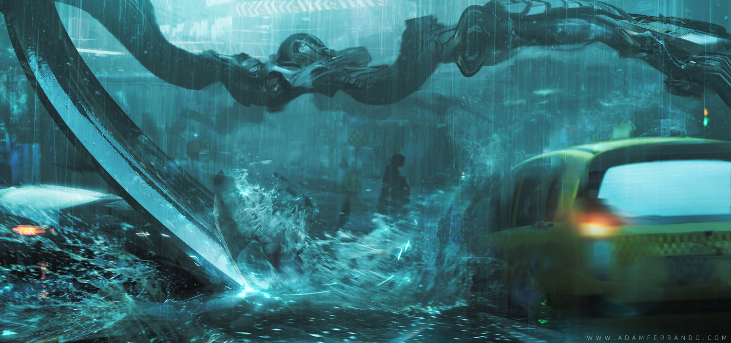 ArtStation - mecha intersection