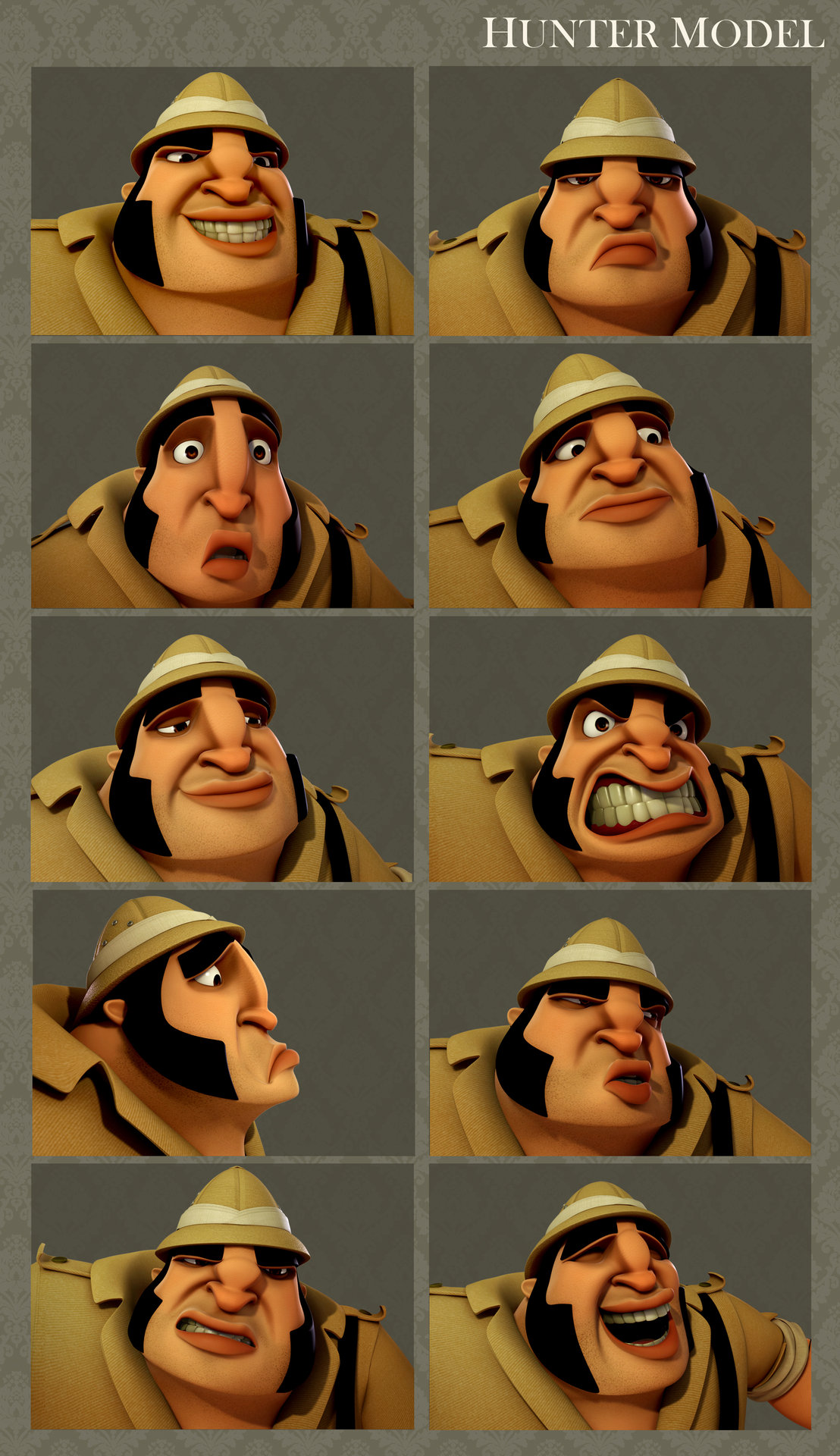 ArtStation - Hunter's Expressions