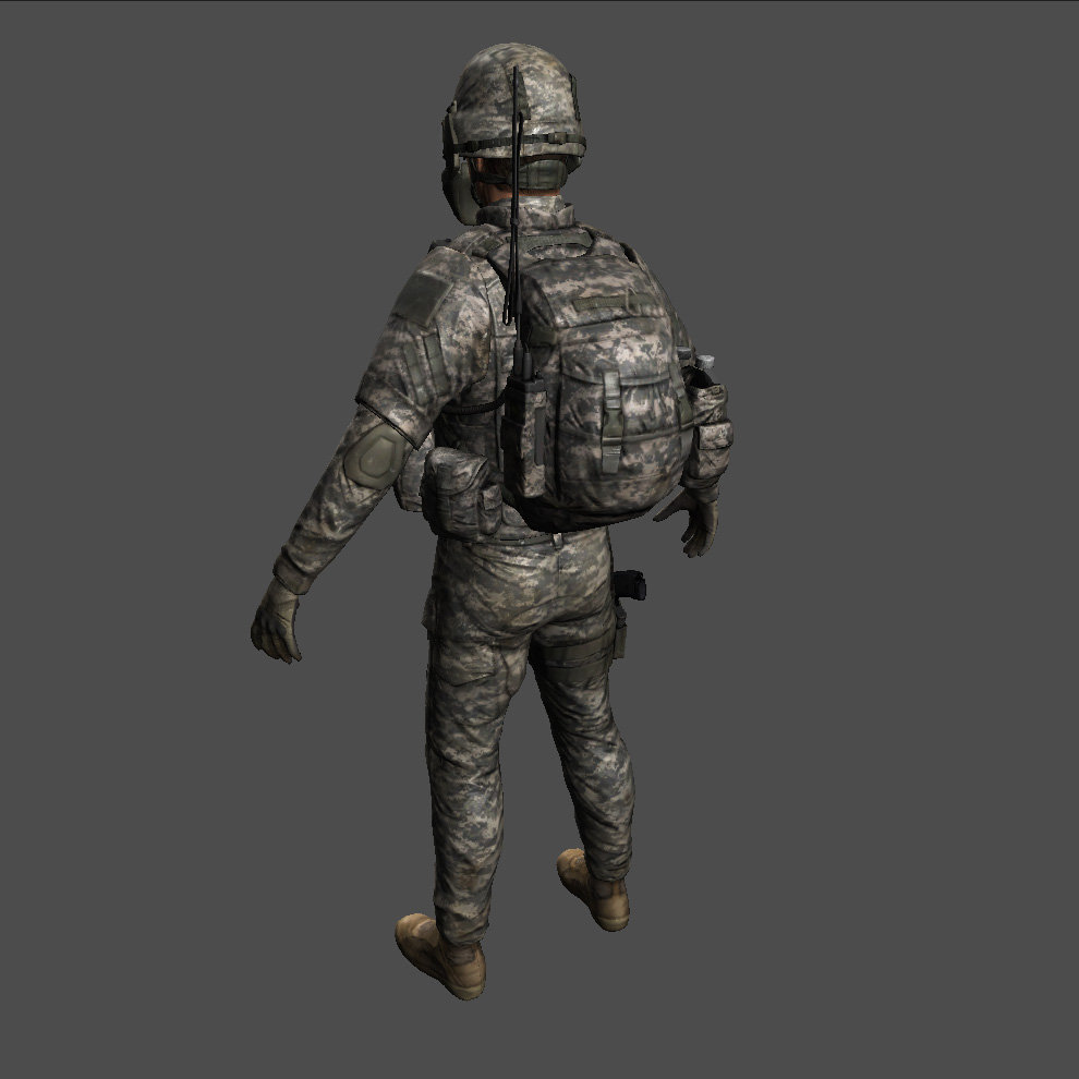 ArtStation - US Soldier Unity 3D