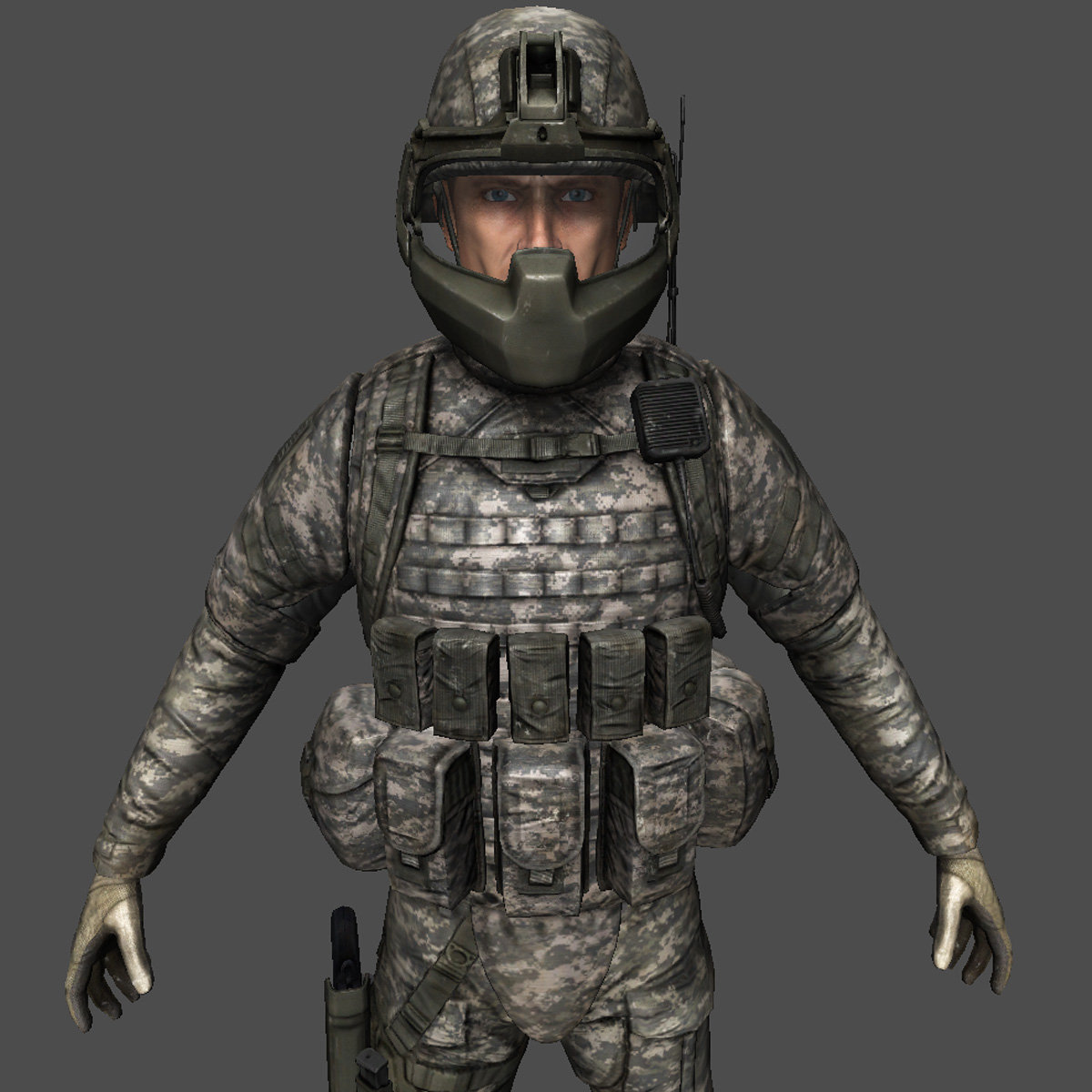 ArtStation - US Soldier Unity 3D