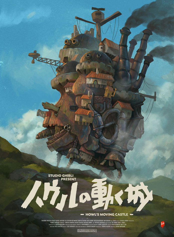 ArtStation - howl's moving castle