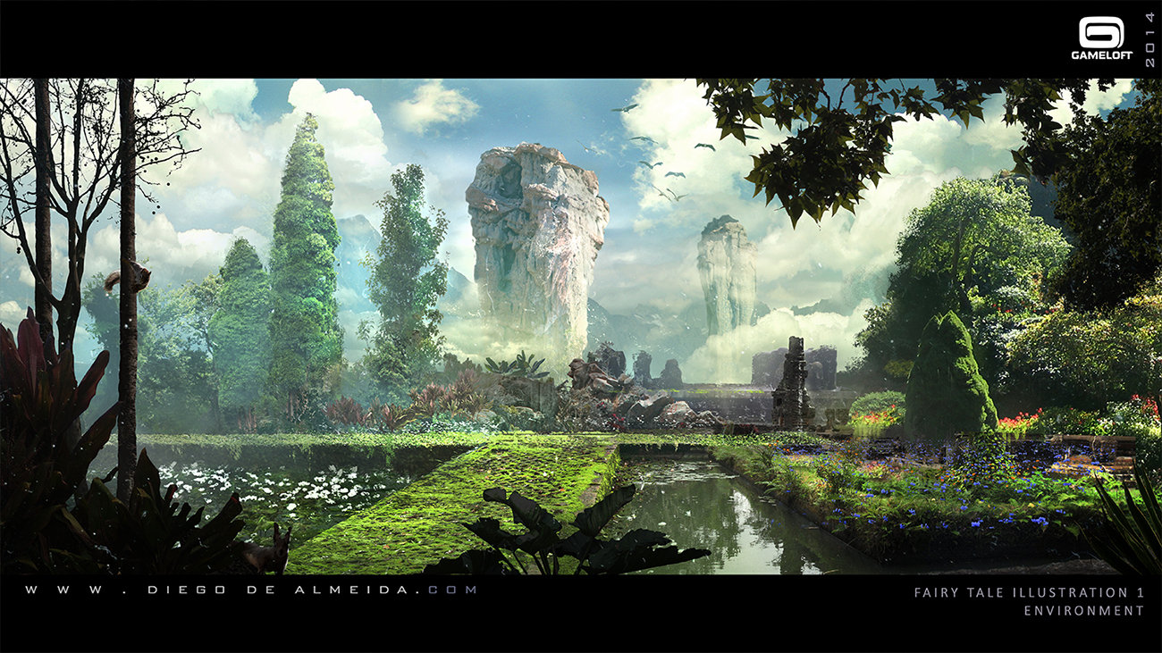 Fairy Tale Illustration 1 by Diego de Almeida Peres : r/ImaginaryLandscapes