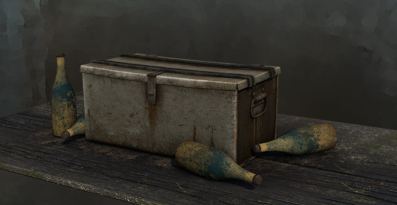 ArtStation - abandoned Metal Box, Tanushree Roychoudhury