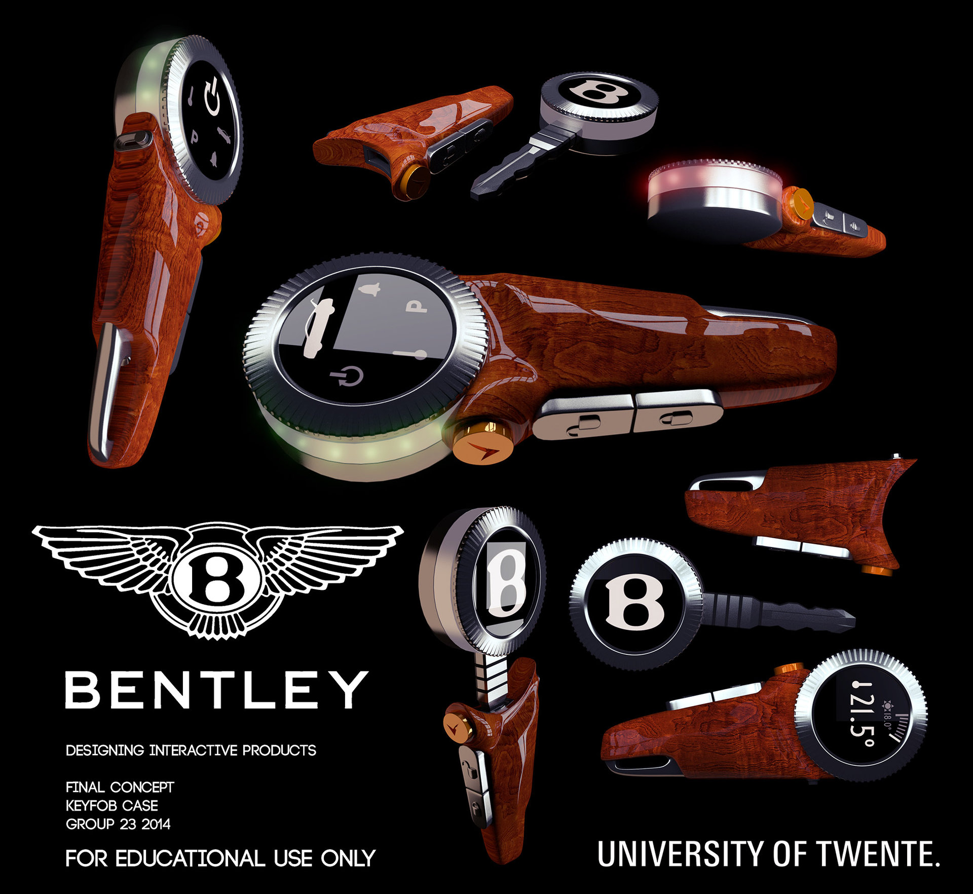 Mark Zwart - Bentley Keyfob Design
