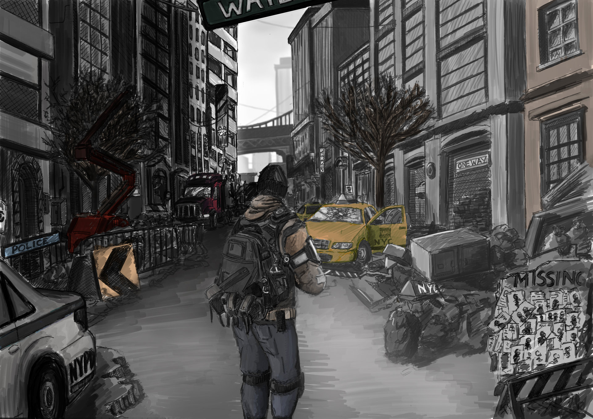 ArtStation - Riot On Water Street