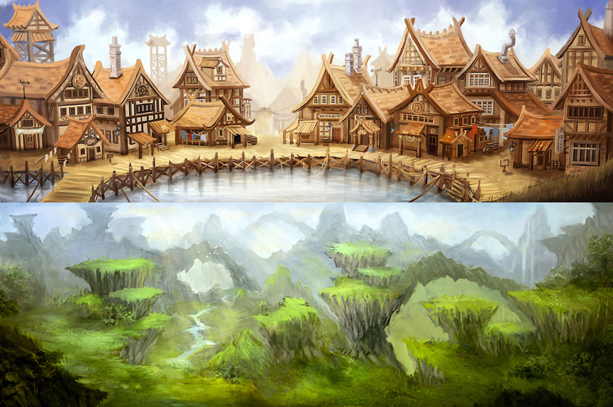 ArtStation - Fantasy Environments