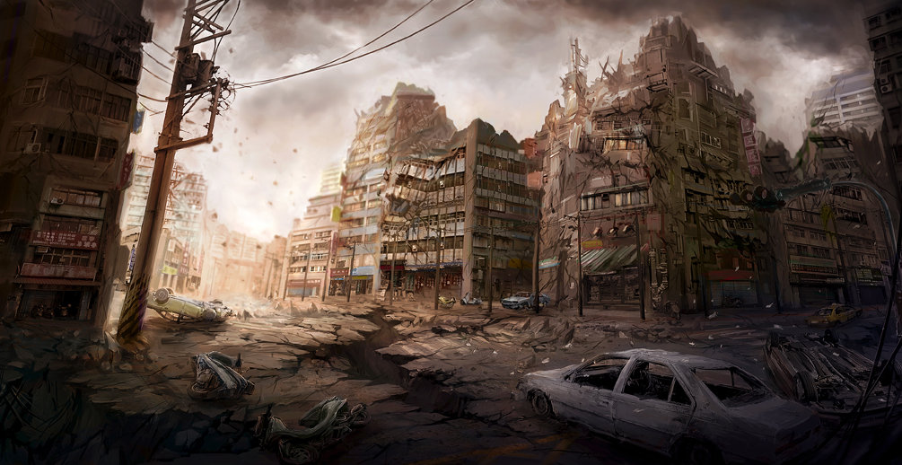Post Apocalyptic City Wallpaper
