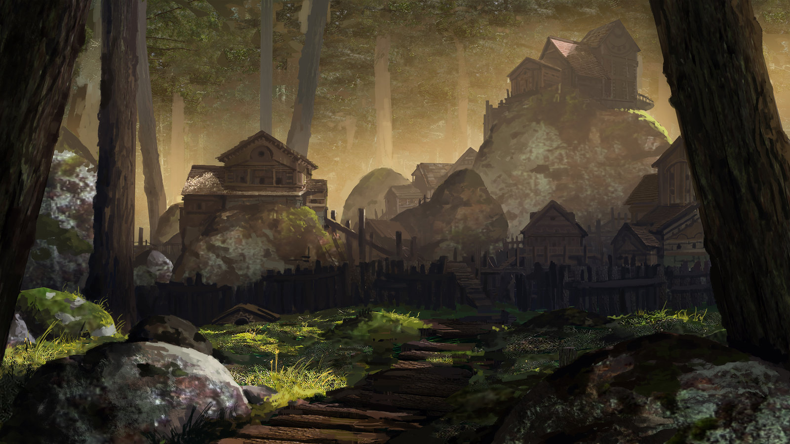 Veli Nyström - Forest Village