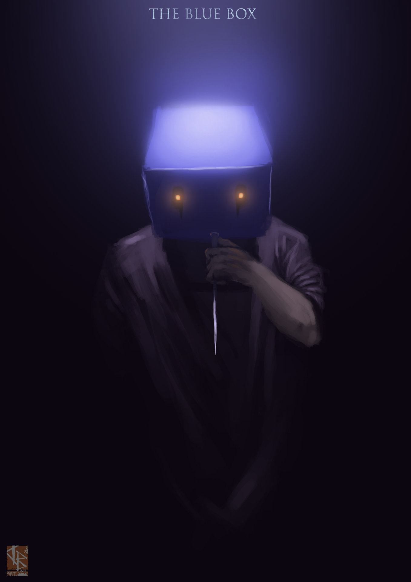 ArtStation - The blue box 30 minute speed paint