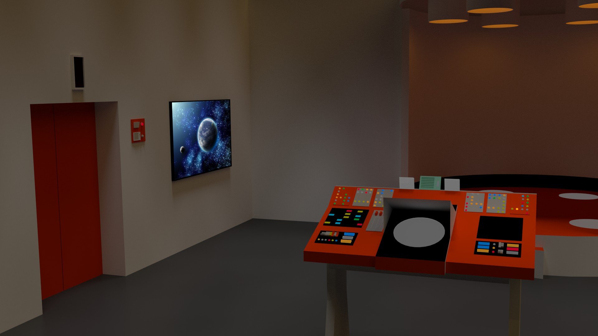 ArtStation - Star Trek Transporter Room Scene