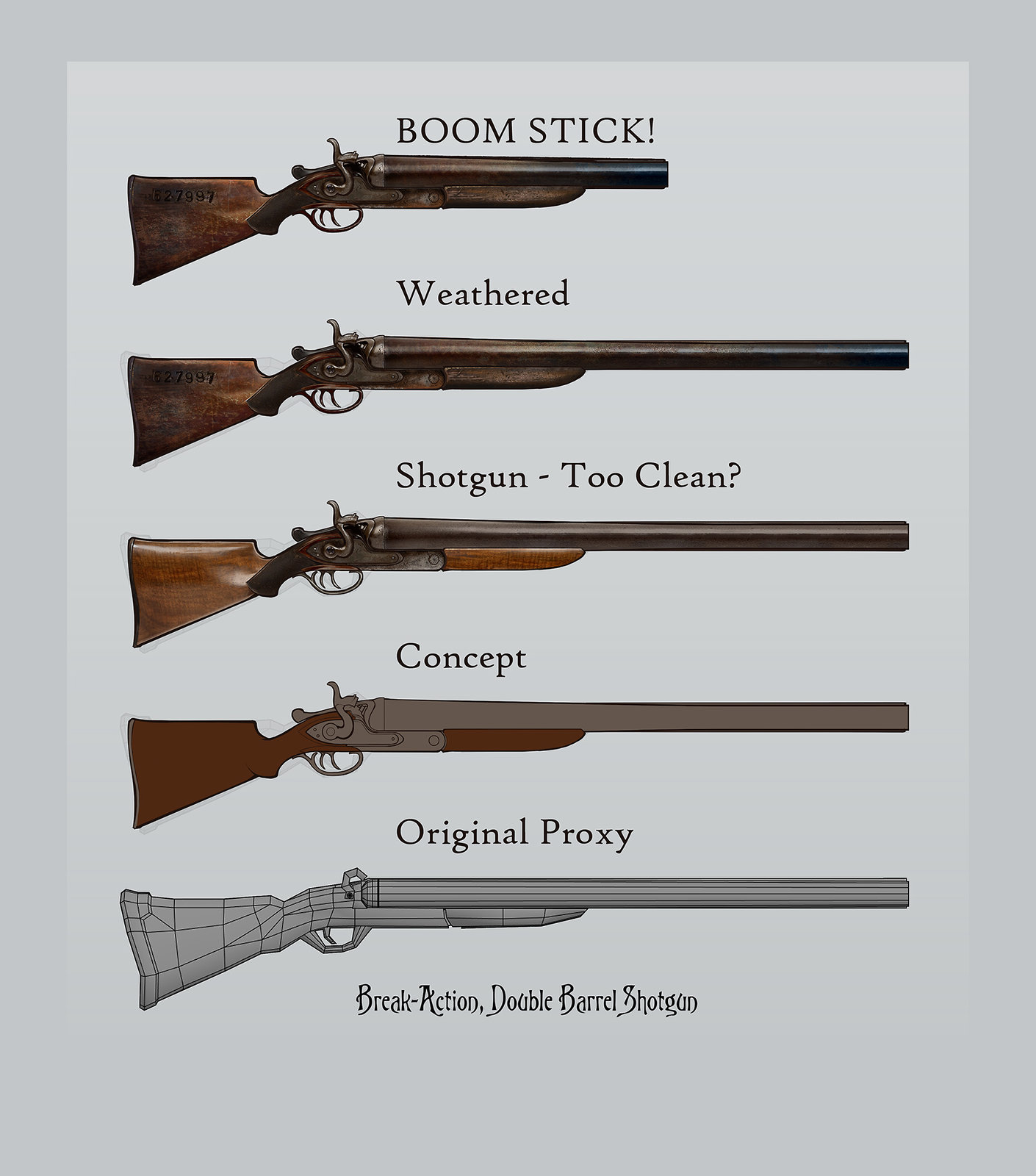 Ted Beargeon - Weapons - 19th Century