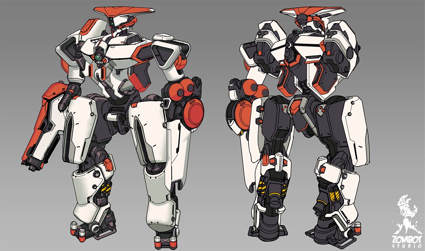 ArtStation - Exogears: Mech02