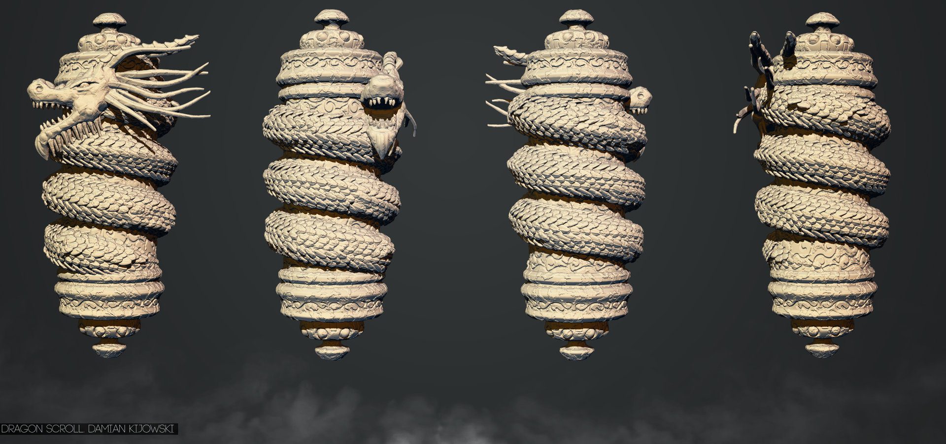 ArtStation - Dracon Scroll.