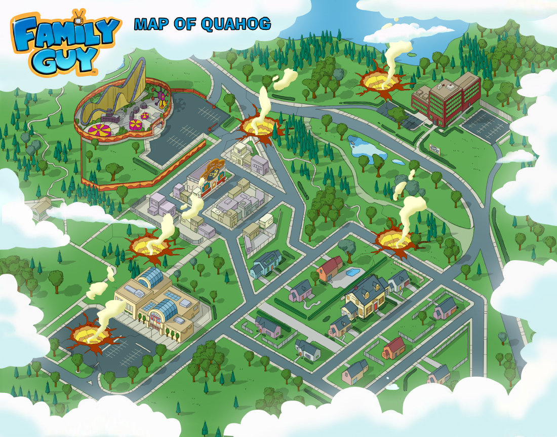Sean Donaldson - Family Guy Map