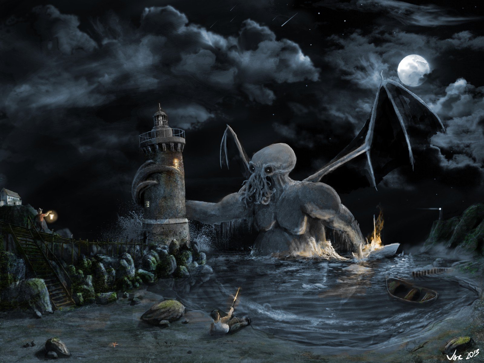 ArtStation - little cthulhu, Vincent Brueckner