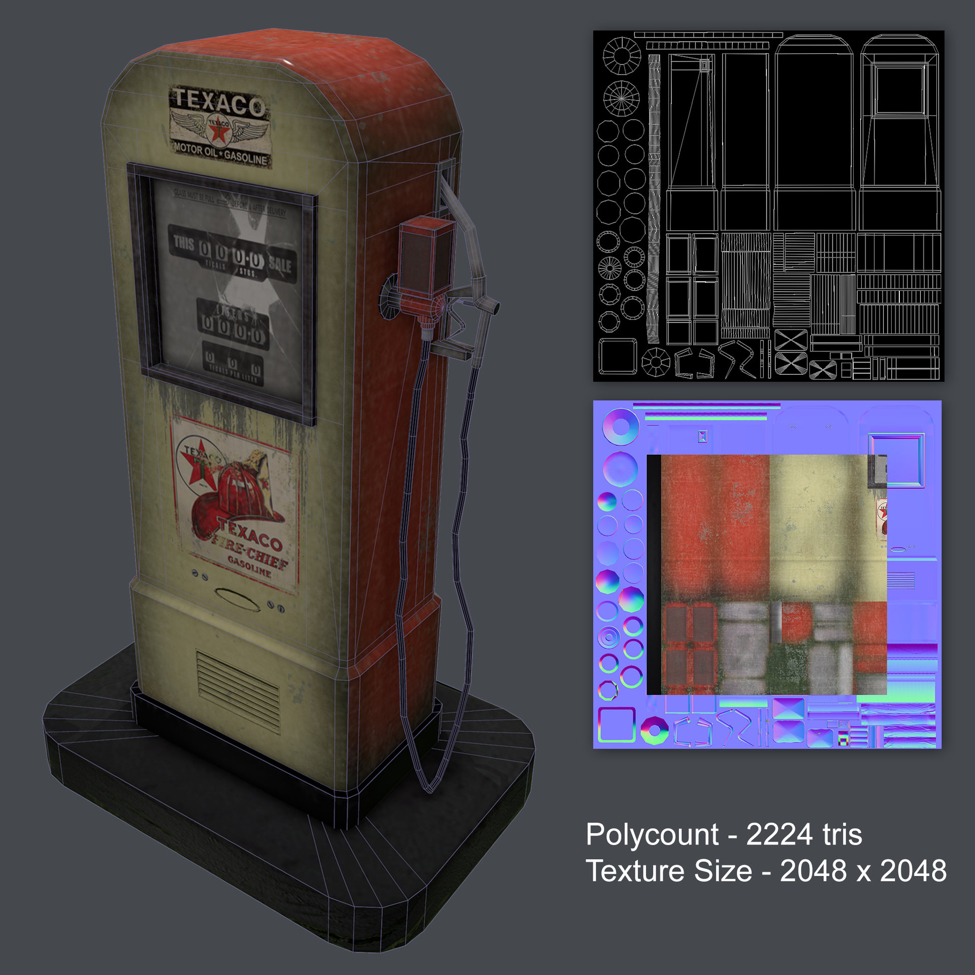 Naaz Khan - GAS STATION (low poly)