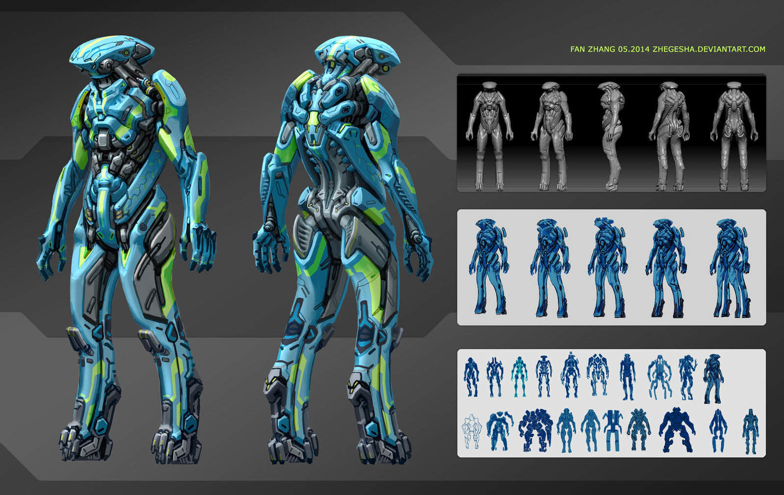 ArtStation - Alien enemy for After Us, O3