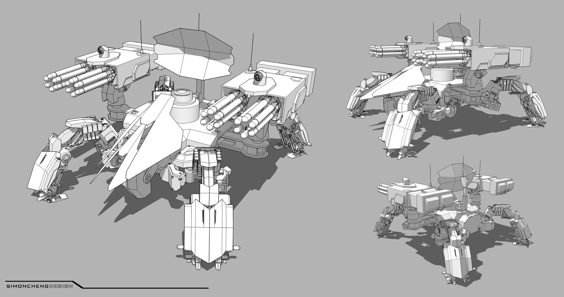 ArtStation - Remote mobile anti-tank sentry