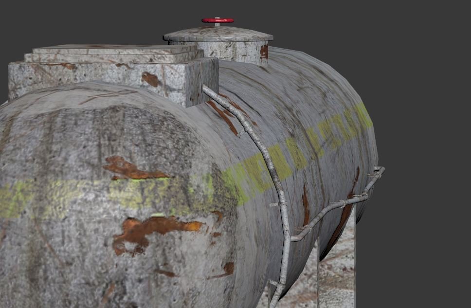 ArtStation - Gas tank asset