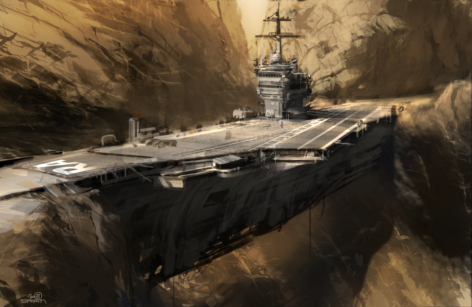 Aircraft Carrier Concept Art