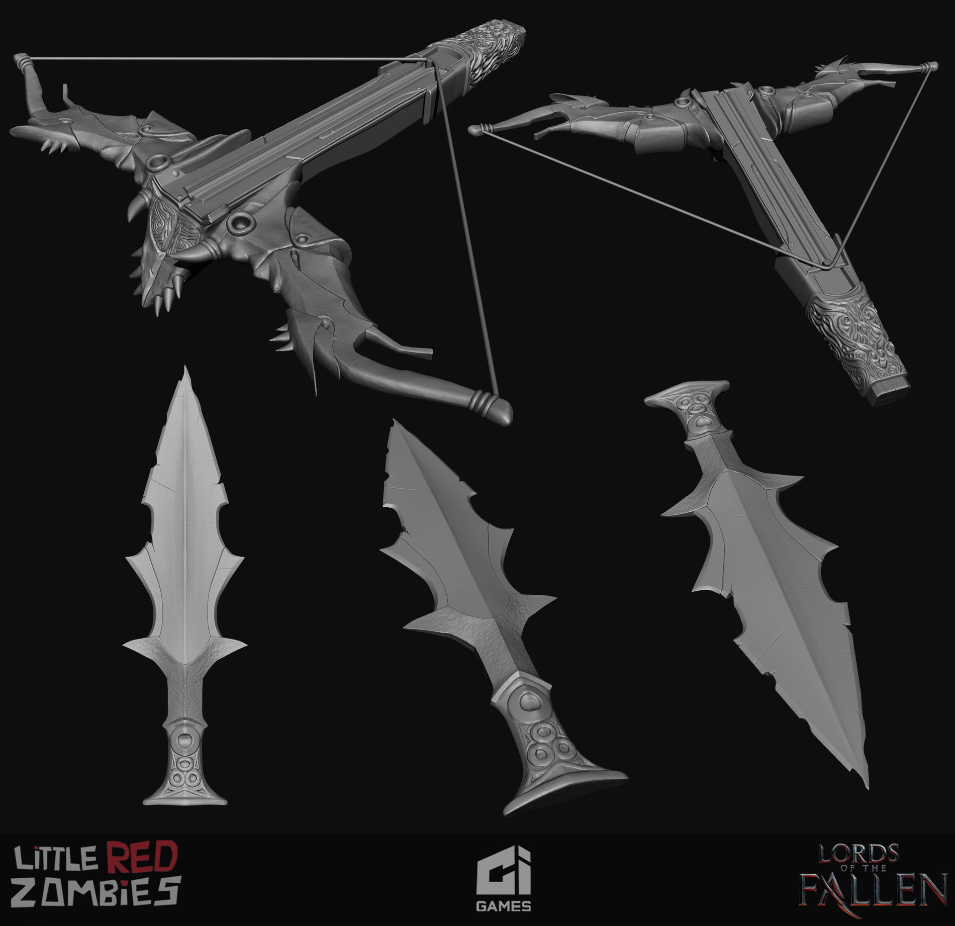 Anupam Mehta - Lords of the Fallen- Weapons and Props