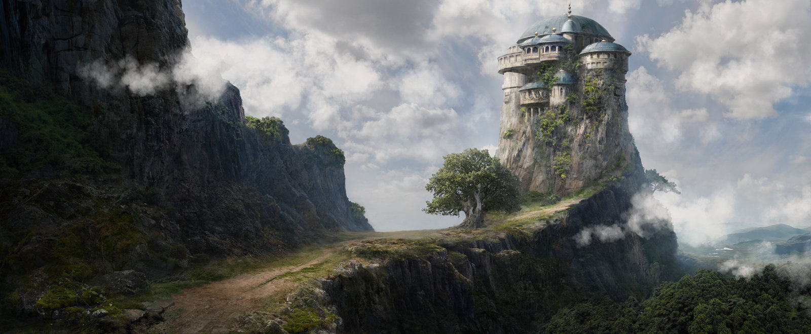 ArtStation - Castle Matte Painting