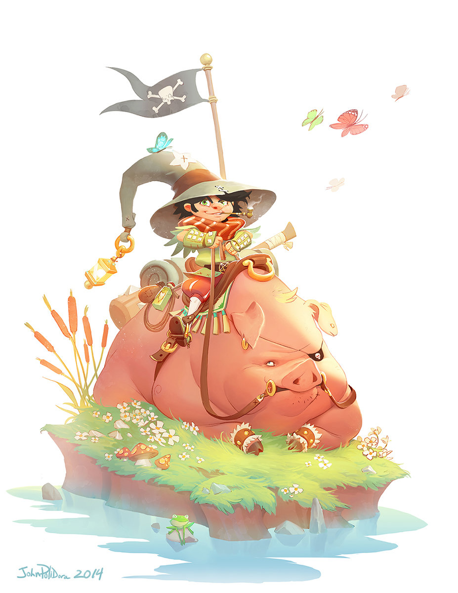 ArtStation - Battle Wizard Hobbit