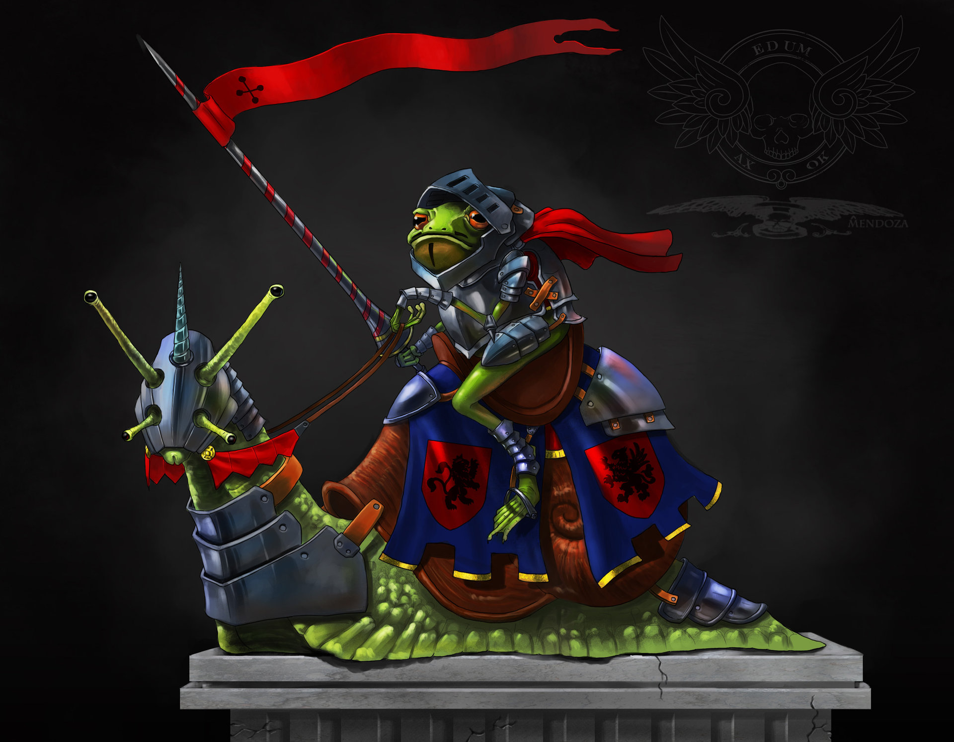 ArtStation - Knigt Frog