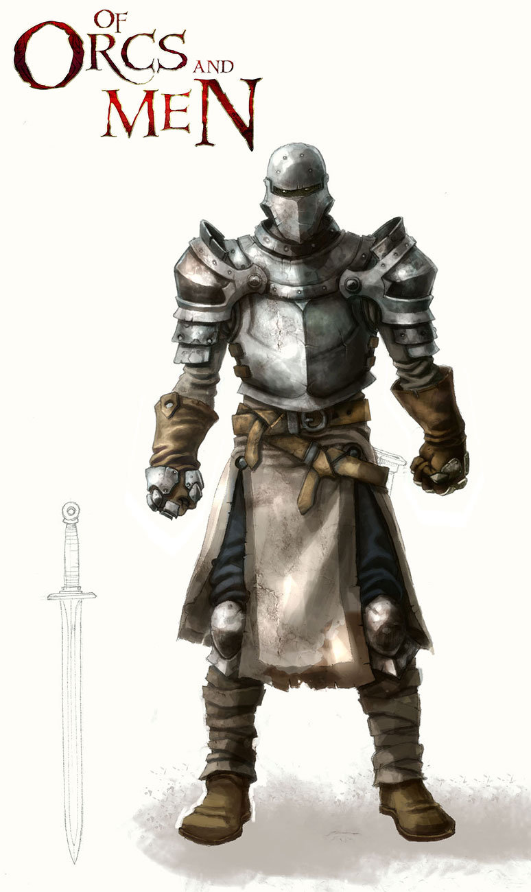 ArtStation - Human Soldier - Of Orcs And Men - 2012