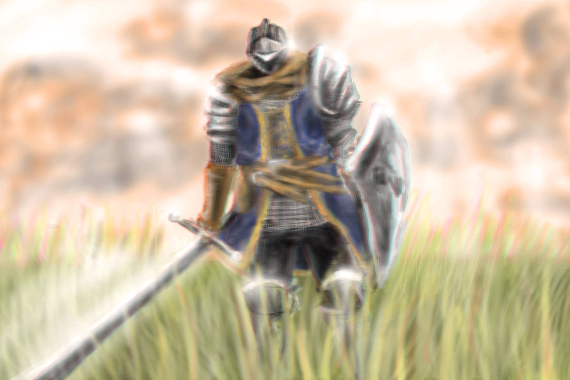 ArtStation - elite knight from dark souls