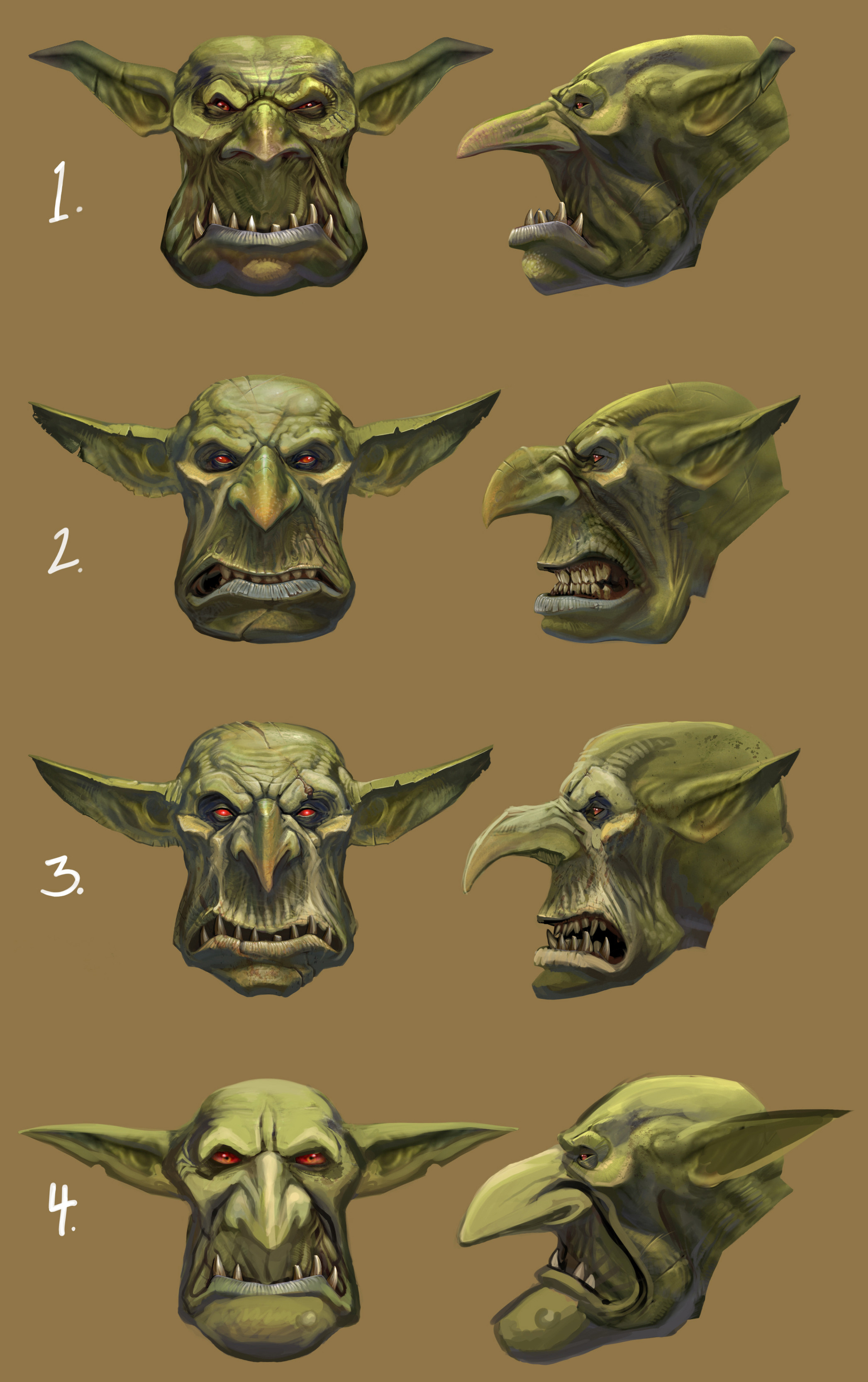 Ted Beargeon - Greenskin MMO Variants