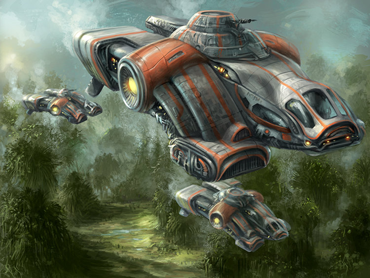 ArtStation - Dropships