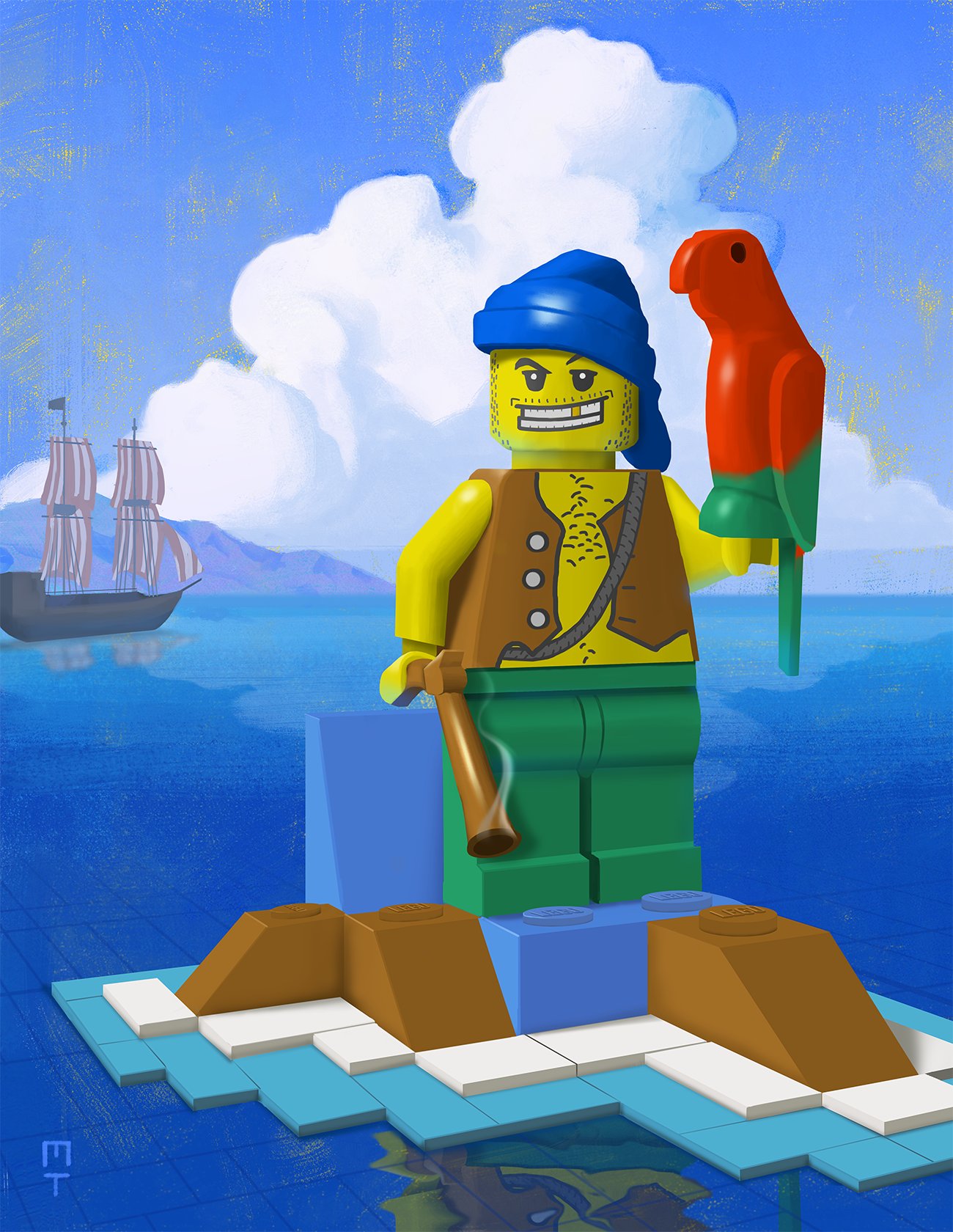 ArtStation - Personal (Lego Pirates)