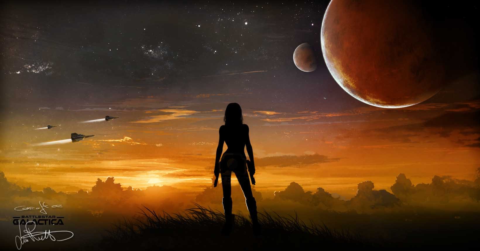 ArtStation - Alone - Galactica