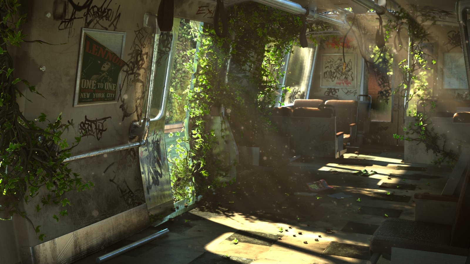 ArtStation - Abandoned Train
