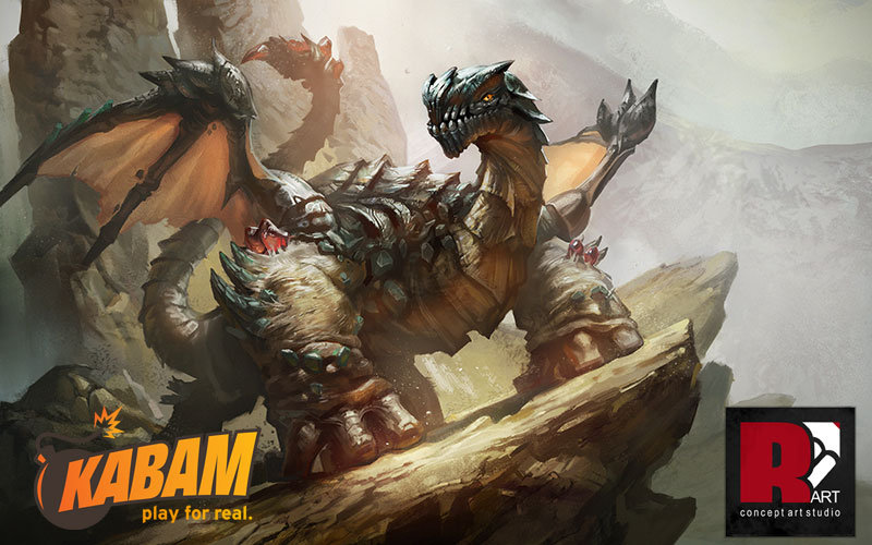 Red Pencil Art - KABAM card [www.redpencilart.com]