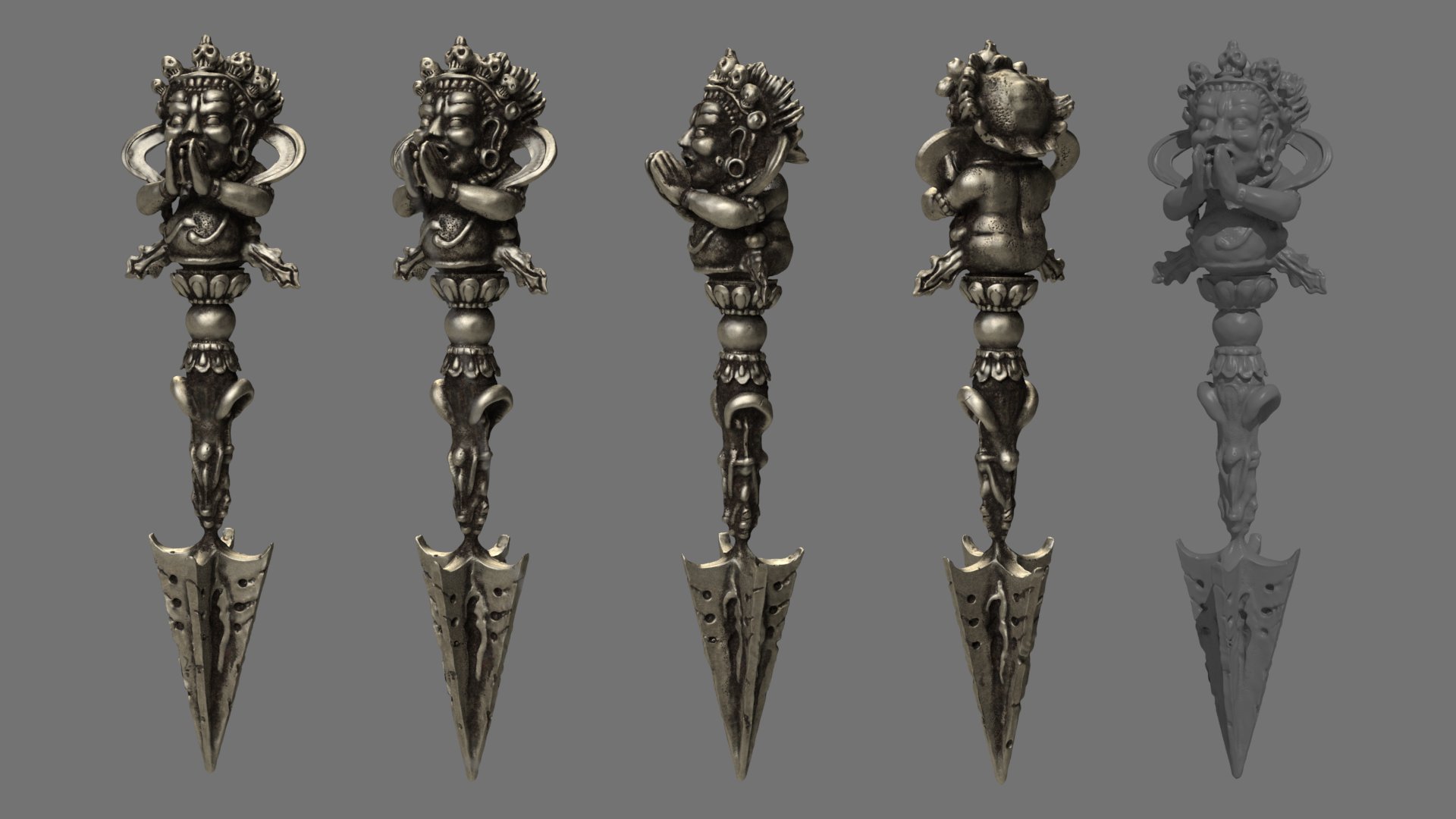 Brijesh Pandey - Buddhist-weapon