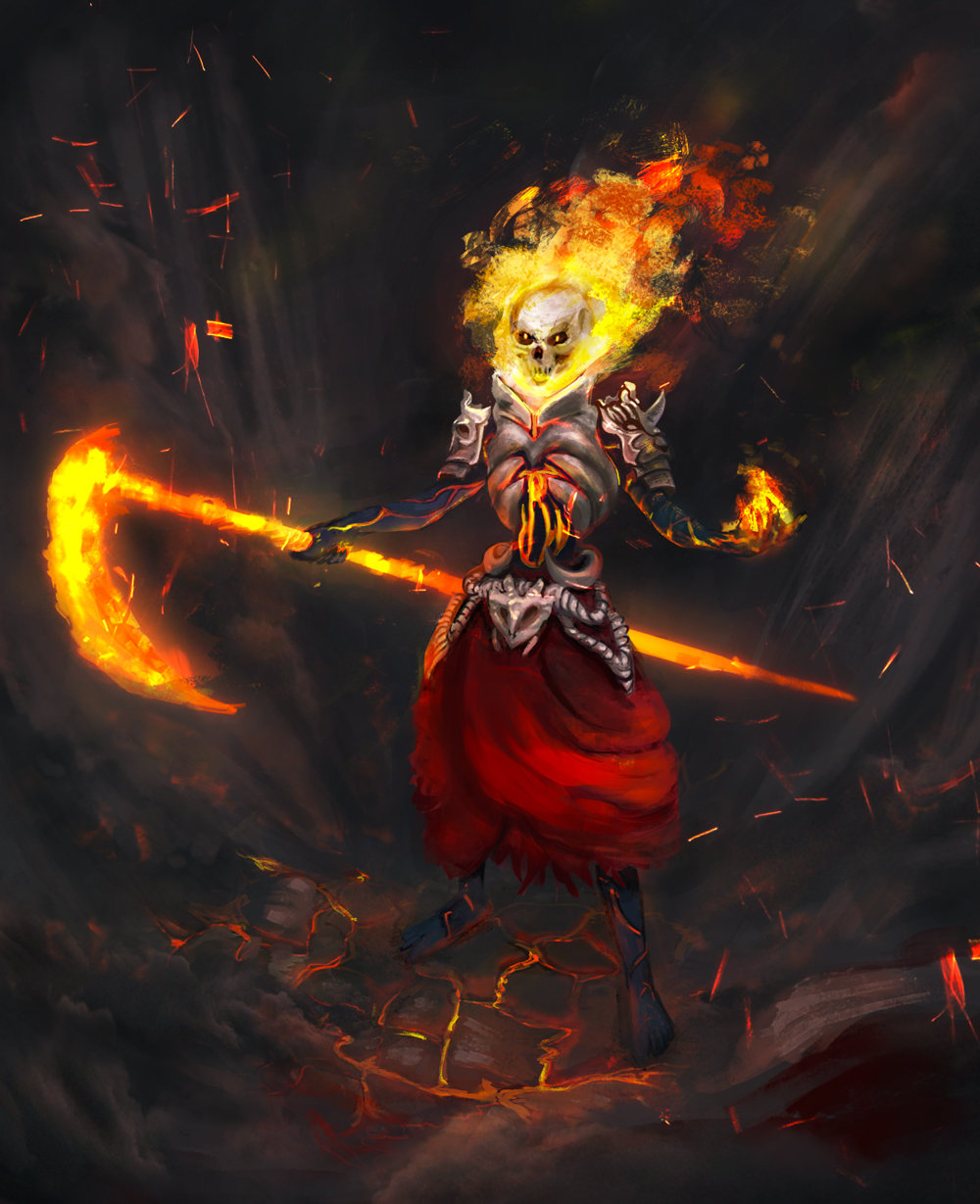 ArtStation - Head of fire