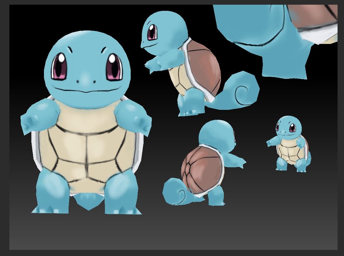 ArtStation - pokemon texturing