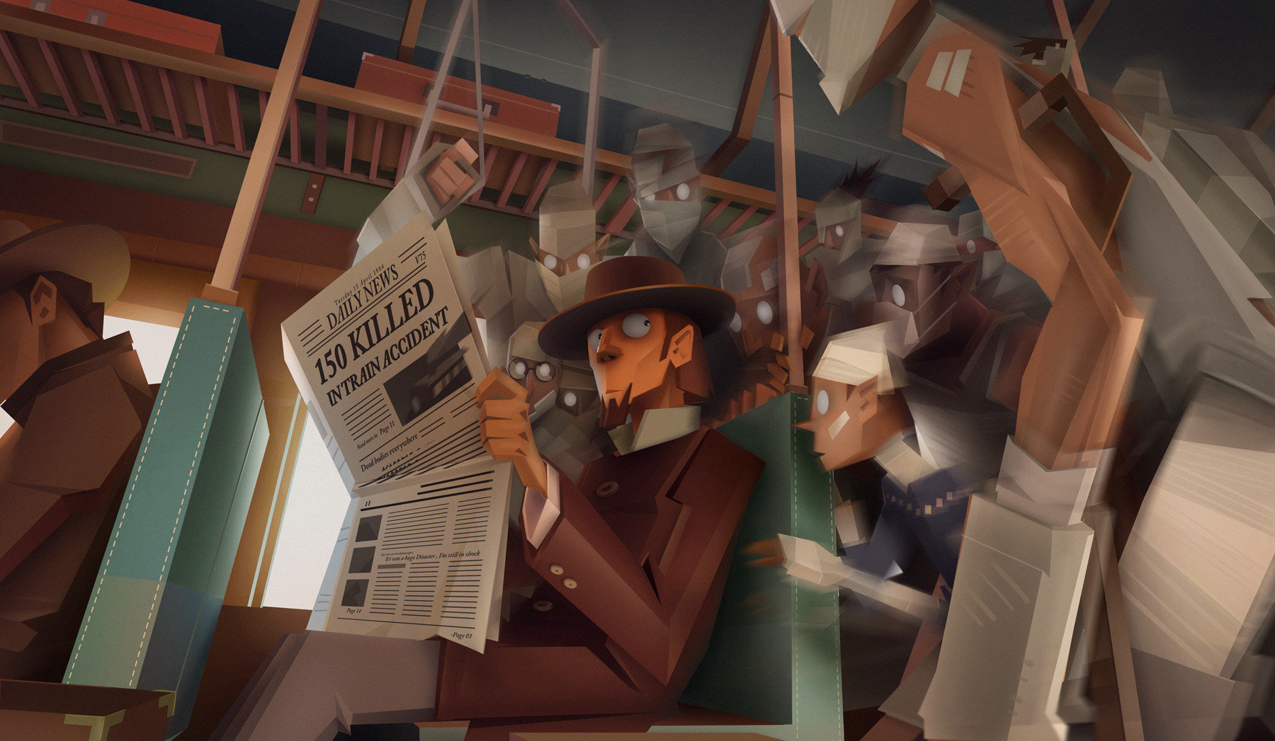 ArtStation - Train Accident