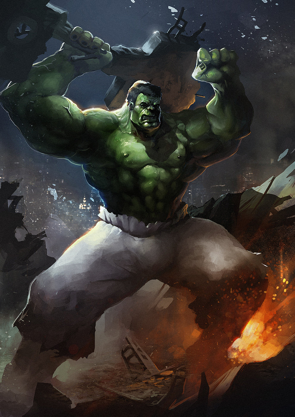 ArtStation - hulk smash