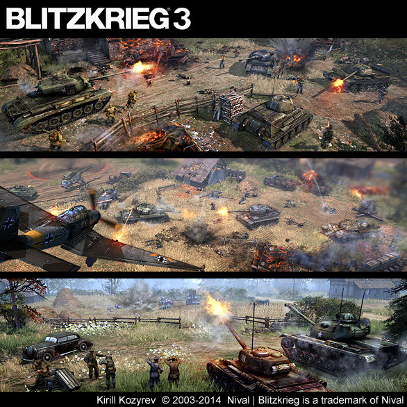 Kirill Kozyrev - Blitzkrieg 3 in-game art