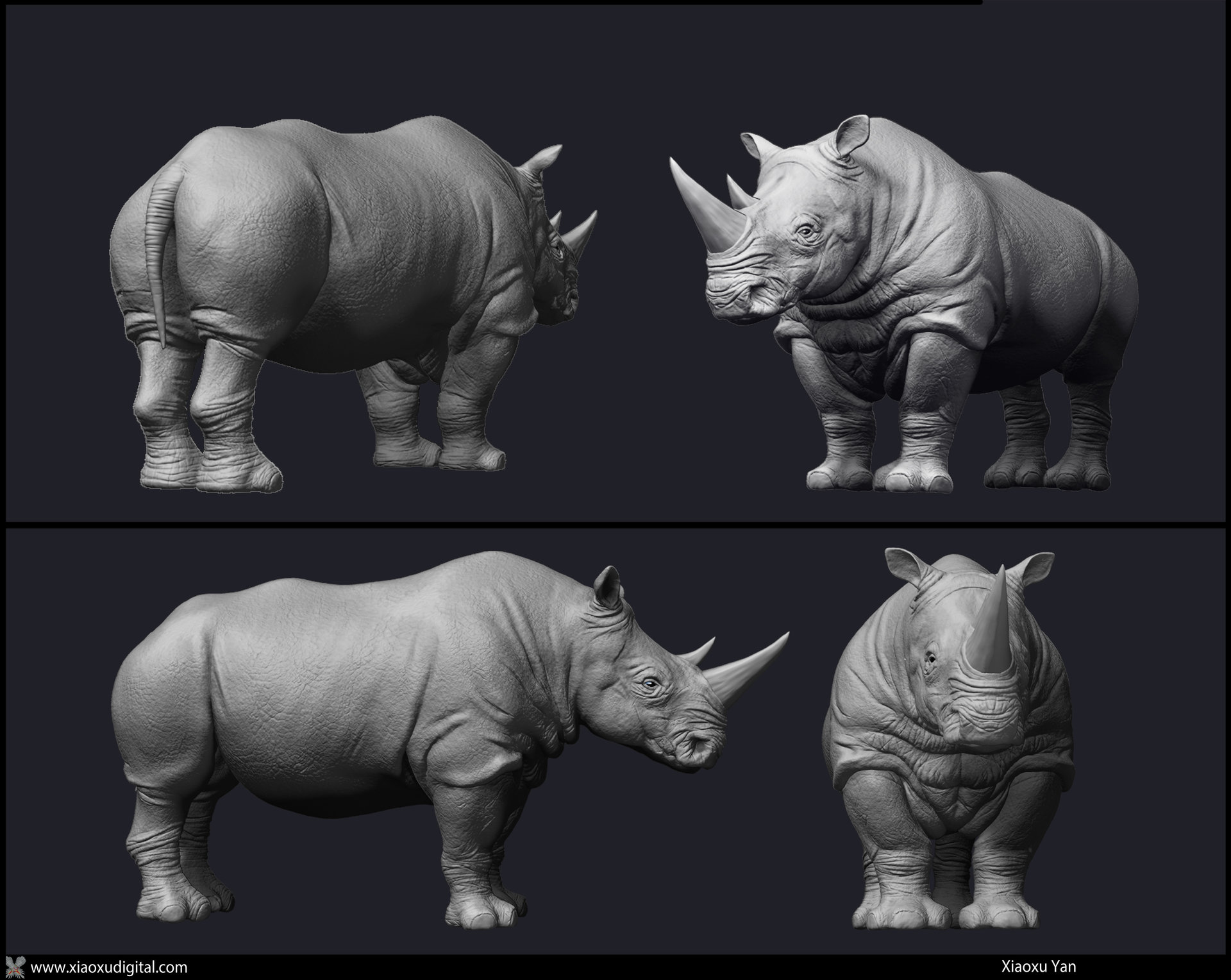 ArtStation - Rhino WIP002
