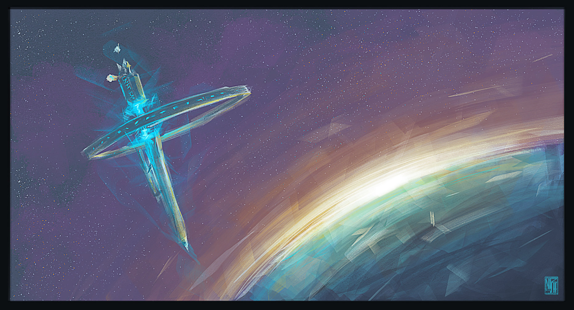 ArtStation - Concept art Study - Space Checker