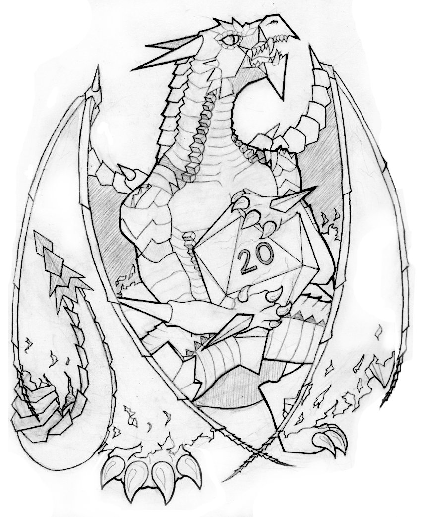 dnd dice coloring pages