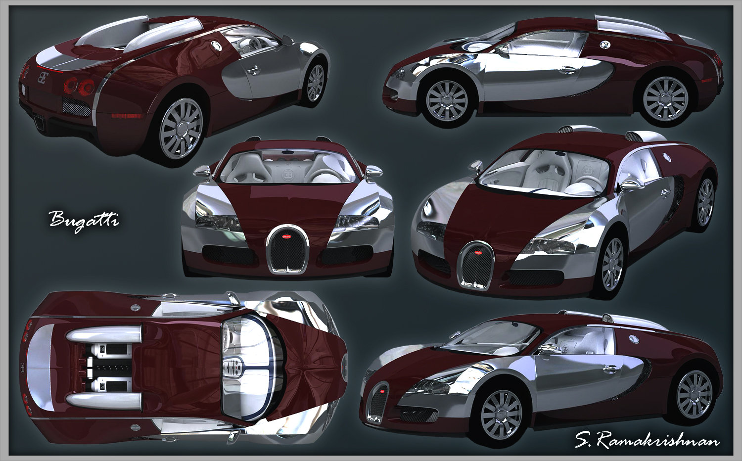 ArtStation - Digital 3d Car work