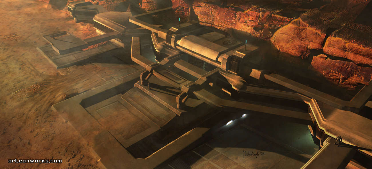 ArtStation - Base entrance concept