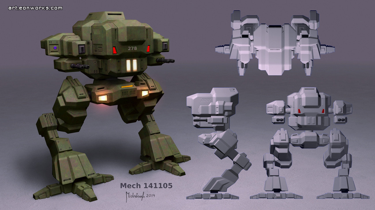 ArtStation - Mech concept